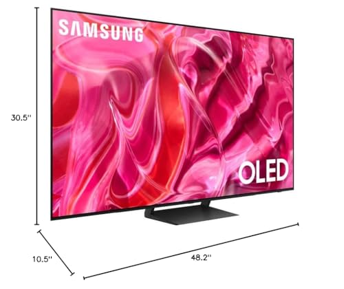SAMSUNG QN55S90CAFXZA 55 Inch 4K OLED Smart TV with AI Upscaling with an Additional 2 Year Coverage (2023) (USED)
