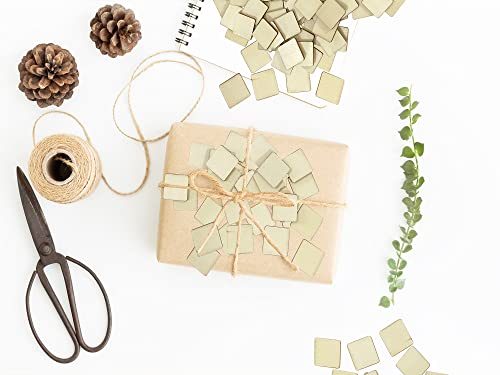 200 Pieces 1 Inch Unfinished Wood Pieces Blank Wood Squares Round Corner for Painting Writing Carving Letter Scrabble DIY