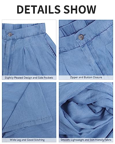 Graparent Y2K Pull On Medium Blue High Rise Bell Bottom Wide Leg Jeans - Size 6