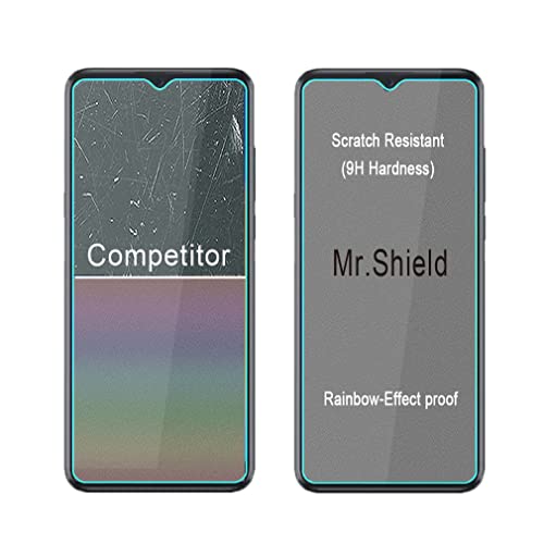 Mr.Shield [3-Pack] Designed For TCL 20 SE [Tempered Glass] [Japan Glass with 9H Hardness] Screen Protector with Lifetime Replacement