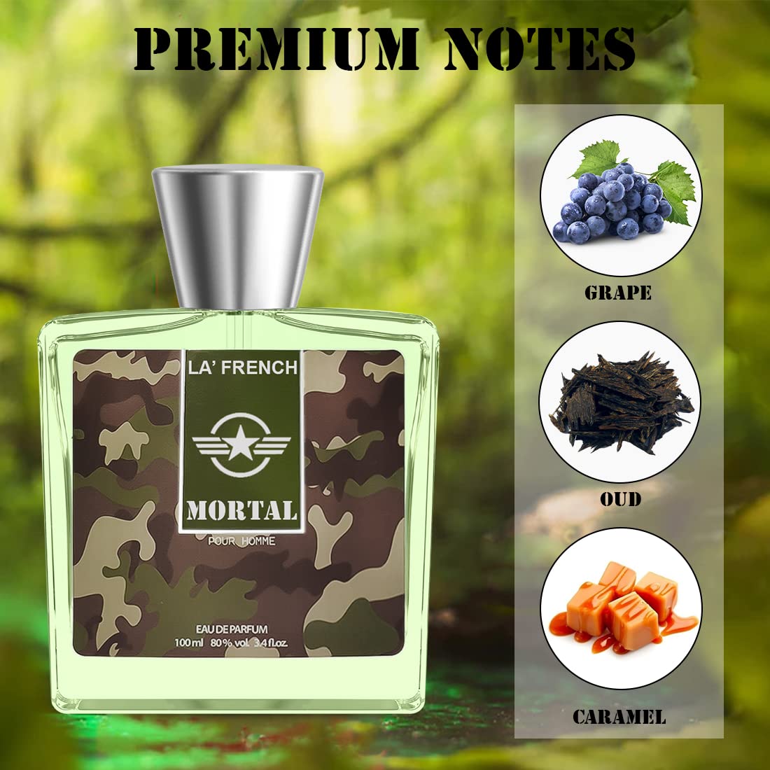 LA' French Mortal Perfume For Men Extra Long Lasting Luxury Perfume Scent | Pour Homme Eau De Parfum | All Day Fragrance | Perfume Gift Pack Of 1(100 Ml (Pack Of 1))