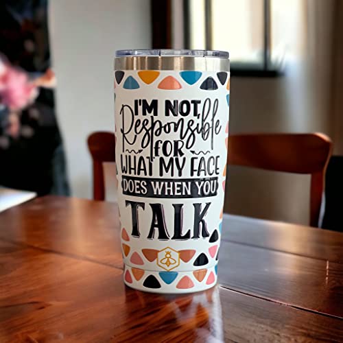 Biddlebee 20oz Coffee Tumbler with Leakproof Lid – Birthday Gift for Women, Best Friend, Sister, Teacher Appreciation, Unique Mom Gift from Daughter