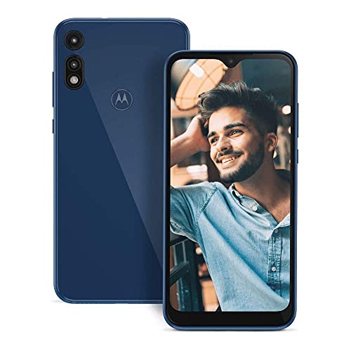 Moto E 2020 (32GB, 2GB) 6.2", Snapdragon 632, Android 10, 4G LTE Factory Unlocked XT2052-1 (Midnight Blue) (Renewed)