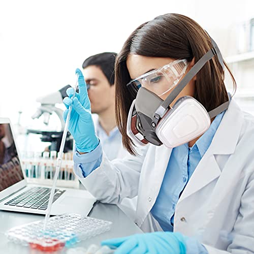 Reusable Half Face Cover - 6200 Half Respirаtor Face Cover,for Paint, Dust and Formaldehyde, Sanding, Polishing,Spraying ,Against Dust,Chemicals