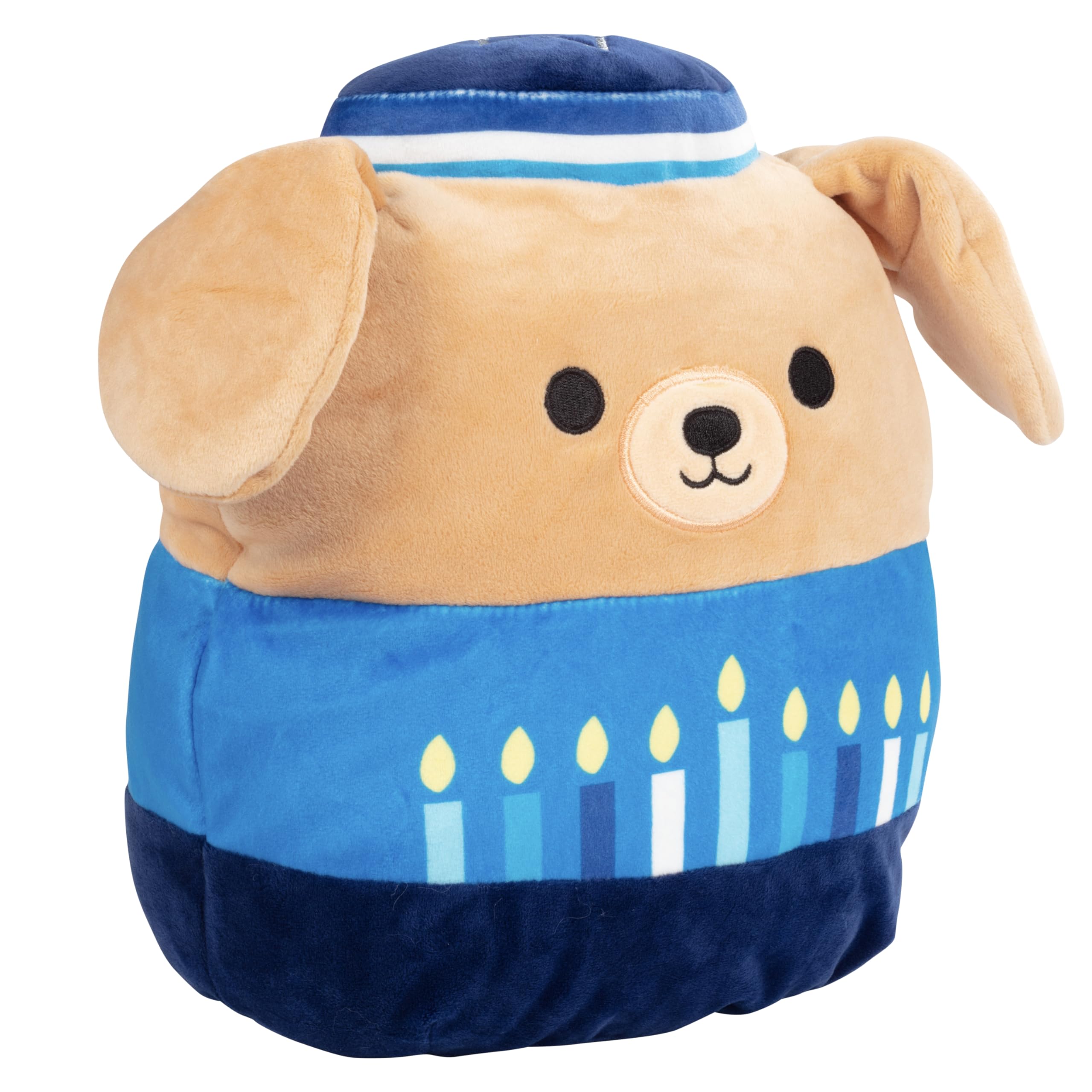 Squishmallows 10" Stevon Hanukkah Labrador Plush - Kellytoy Holiday Dog Stuffed Animal Toy