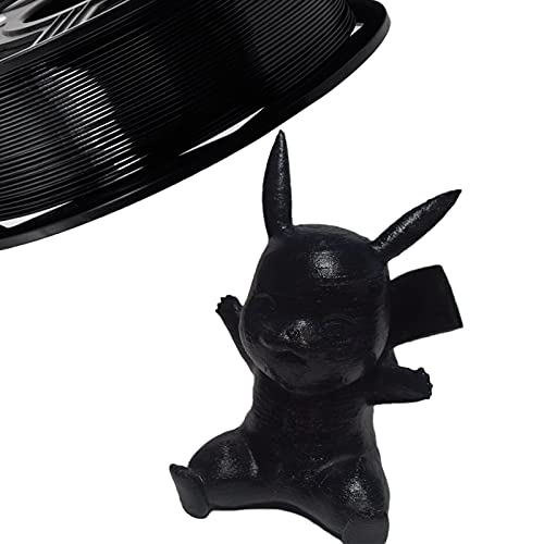 YOYI YOYI 3D Printer Filament,PETG Filament 1.75mm 2.2lbs(1kg) Spool, Dimensional Accuracy +/- 0.03 mm,100% New Raw Material,PETG Black