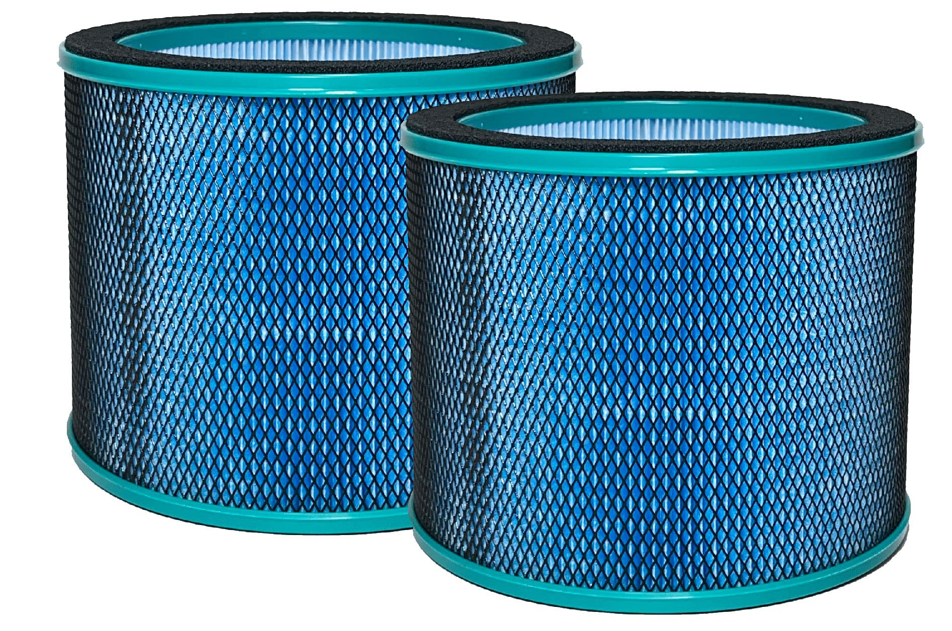 Nispira R21/ R020 2-in-1 True HEPA Filter Replacement For Bladeless Tower Air Purifier Fan UTY R021 R21 R020 R20 SKJ-CR021 SKJ-CR020 Medium, 2 Pack