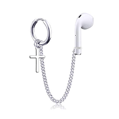 1 Pair (Need Ear Hole) Anti Lost Earring Strap Bluetooth Earphone Holders Accessories Unisex Anti-lost Earring Clip For AirPods Pro Earhooks-Style 5#