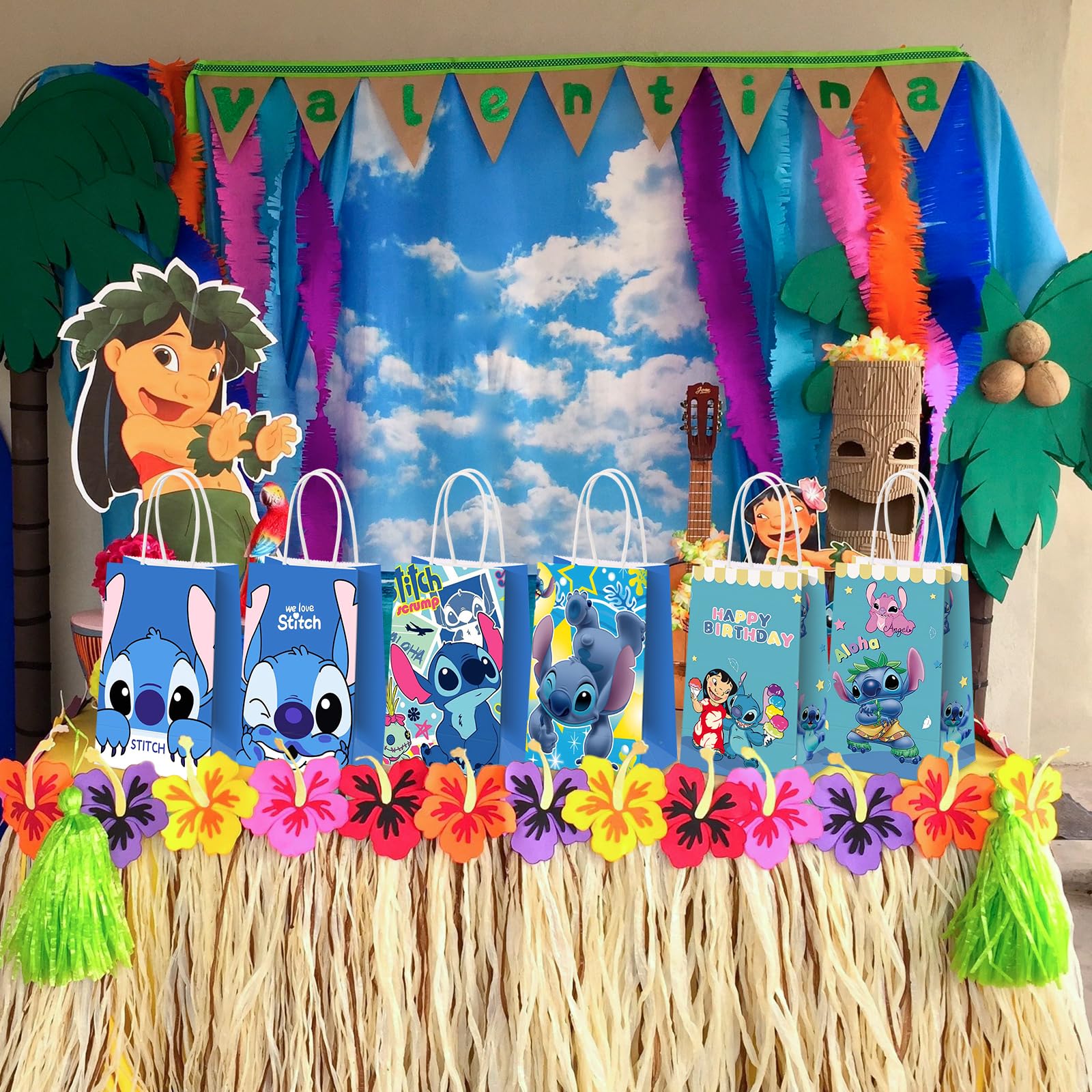DoYay Party Bags For Stitch Kids Birthday Party Supplies Favors