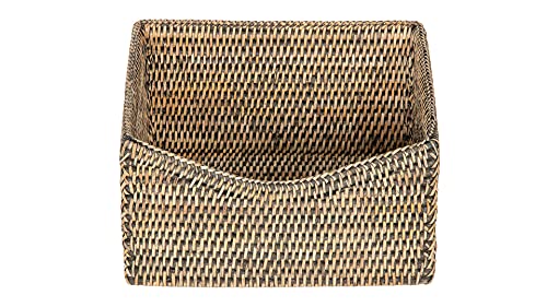 La Jolla Organizing & Shelf Basket, Black-Wash