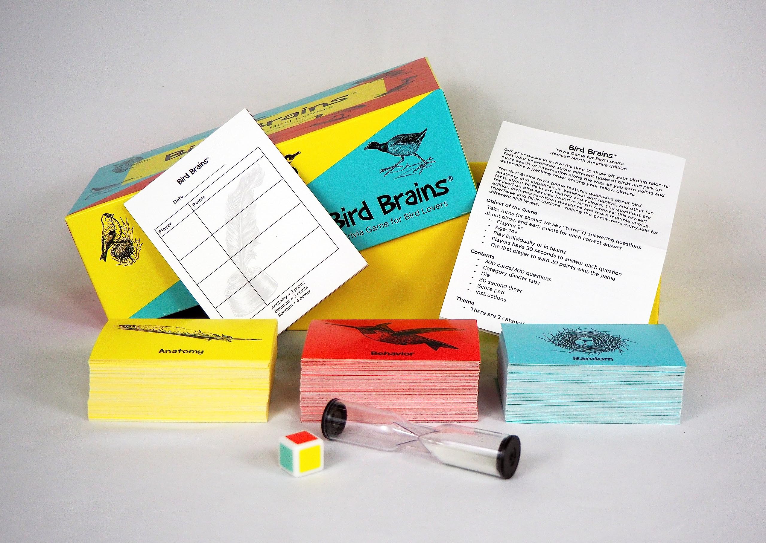 Bird Brains - Trivia Card Game for Bird Lovers (Revised Edition) - 300 Questions to Test Your Knowledge About Birds
