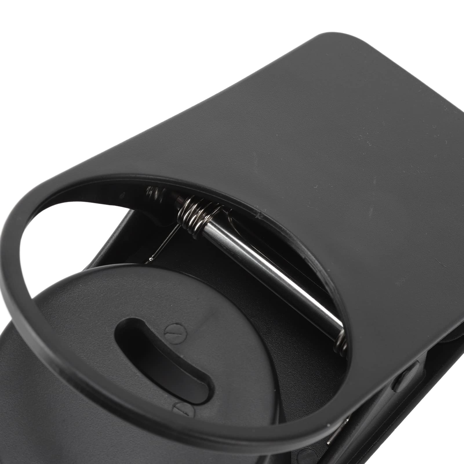 Drinking Cup Holder Clip Table Edge Clamp Cup Holder Place Water Glass Coffee Mug Beverage Cell Phone for Home Office (Black)