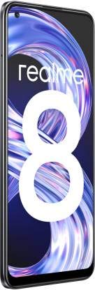 realme 8 Dual-SIM 128GB ROM + 4GB RAM (GSM only | No CDMA) Factory Unlocked 4G/LTE Smartphone (Cyber Silver) - International Version