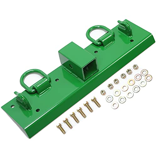 ECOTRIC 4.96" W × 21.93" L Bolt on Tractor Grab Hooks 2" Receiver Compatible with John Deere 4100 4010 4110 4115 2320 2520 2720 2025r 2032r 2038r