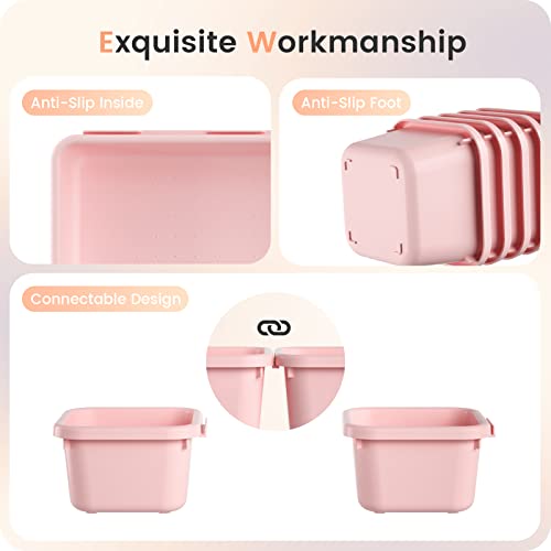 A-LuGei 【28PCS】 Drawer Organizer, Bathroom Organizers and Storage, Makeup organizer, Desk drawer organizer, Storage Bins for Kitchen Office Bedroom Vanity Jewelry Pantry Garage(3Size)