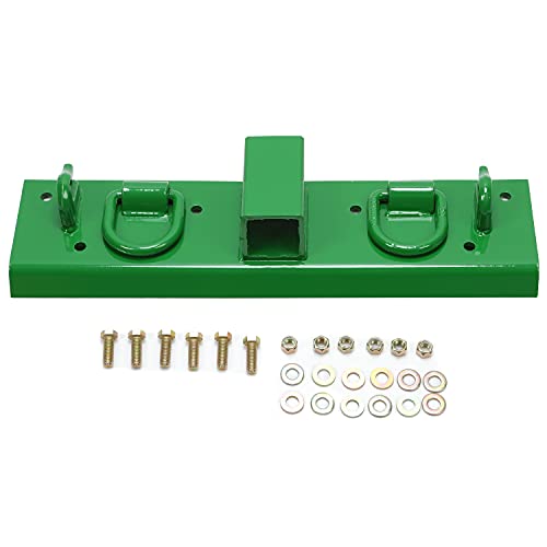 ECOTRIC 4.96" W × 21.93" L Bolt on Tractor Grab Hooks 2" Receiver Compatible with John Deere 4100 4010 4110 4115 2320 2520 2720 2025r 2032r 2038r