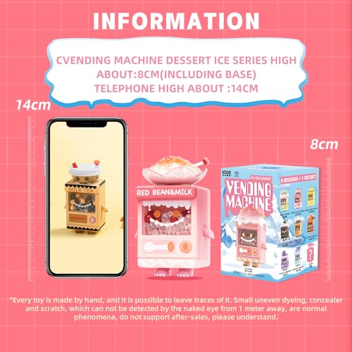 HAOHAINA Memory Vending Machine Series 1PC Blind Box Action Figure Popular Collectible Toy Cute Figure Creative Gift for Christmas Birthday Holiday