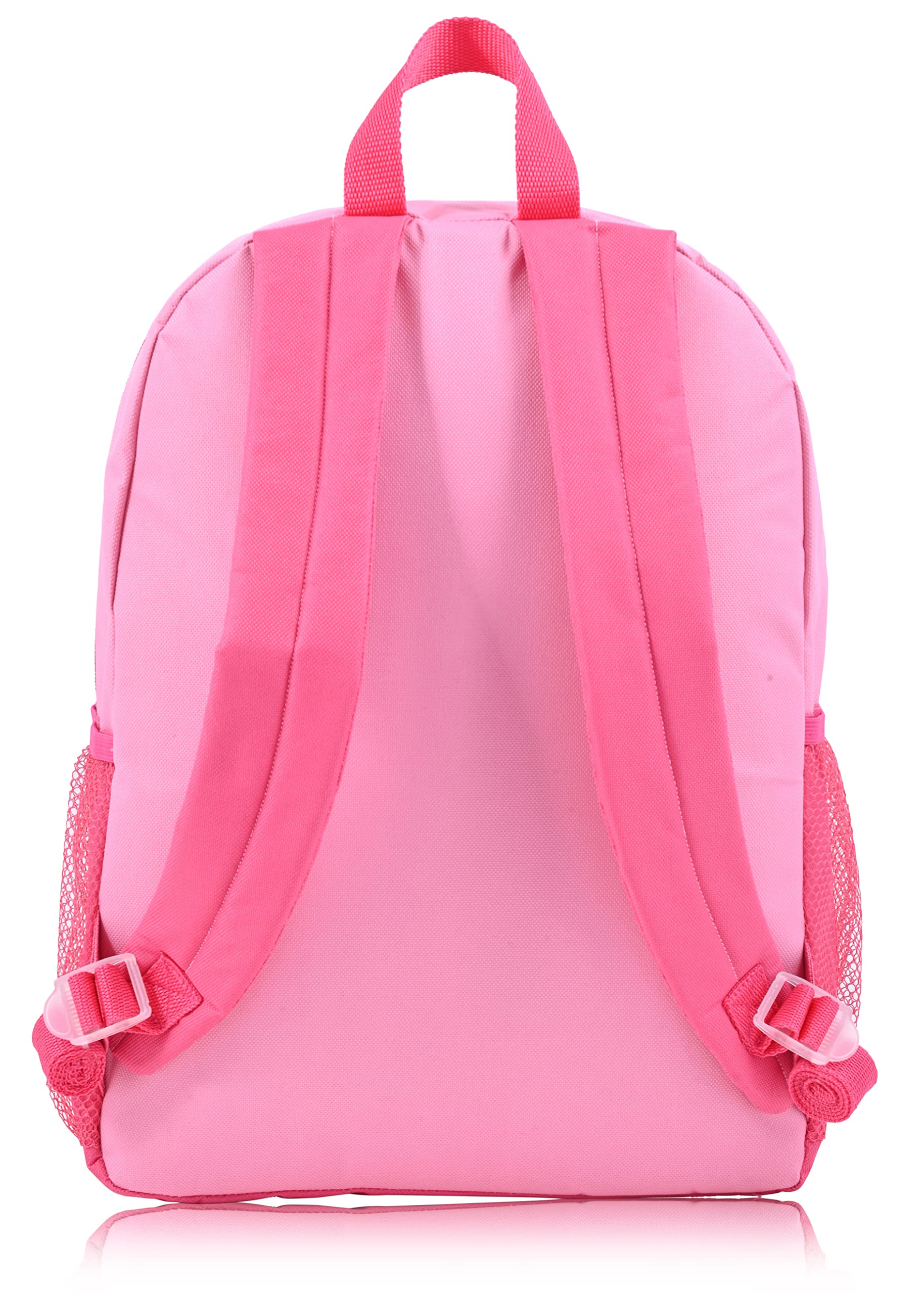 Disney Princess Girls Backpack for Little Kids | 6 Piece Set Girls Water Bottle Keychains Snack Tote and Knapsack for School