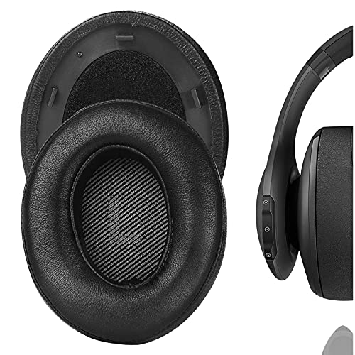 Geekria Elite Sheepskin Replacement Ear Pads for JBL Everest Elite 700, V700NXT Headphones Earpads, Headset Ear Cushion Repair Parts (Black)