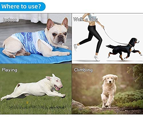 DELIFUR Dog Cool Vest Instant Cooling Clothes for Bulldog Cats on Summer (XX-Large)
