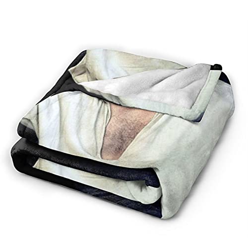 Outlander Jamie Fraser Blanket Throw Blankets Ultra Soft Flannel Lightweight Throws for Couch, Bed, Plush Fuzzy Flannel Microfiber Warm Thermal Blanket All Seasons Use 80"x60"