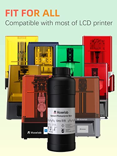 3D Printer Resin - Fast Curing 405nm UV Photopolymer Liquid Ink, High Toughness for 4K 8K LCD/DLP/SLA 3D Printing (White-1kg)