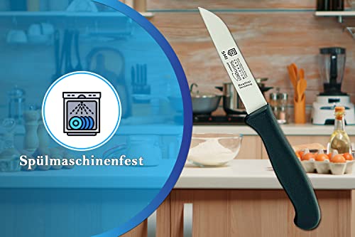 SMI β Paring Knife Set Peeling Knife for Fruits and Vegetable Straight & Curved Stainless Steel Solingen Knife Made in Germany