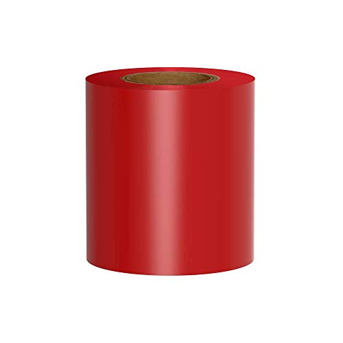 Kingston Premium Ribbon (Ink) on 1.00" Core for DuraLabel, LabelTac, VnM SignMaker, SafetyPro, Viscom and Others, Red, 2.3" x 984'