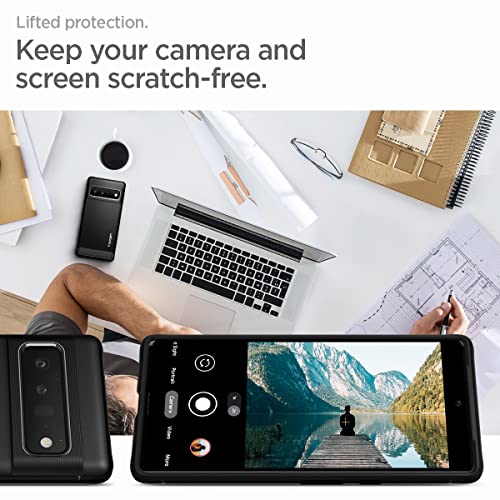 Spigen Rugged Armor Designed for Google Pixel 6 Pro Case (2021) - Matte Black