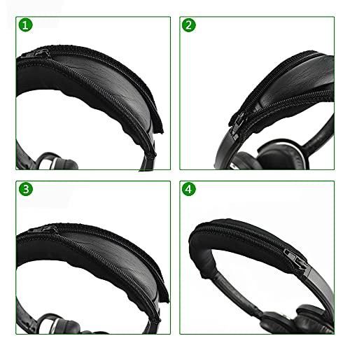 QC3 Headband Cover Protector Compatible with Bose QuietComfort 3 QC3, Around-Ear 2 AE2, AE2i, AE2w, SoundTrue on-Ear Headphones Replacement Cushion Pad Repair Parts Easy DIY Installation