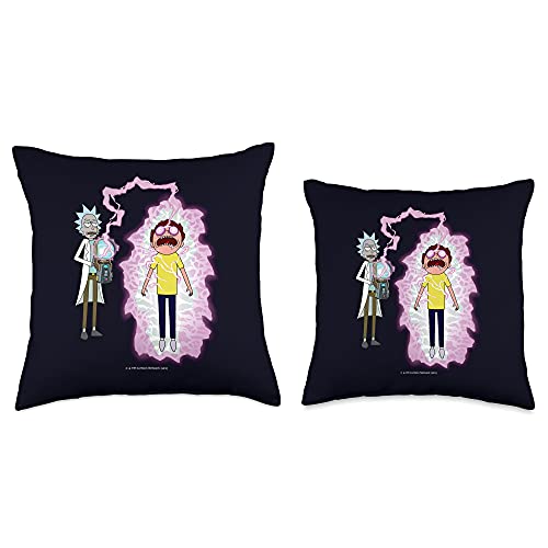 Rick and Morty Morty Reboot Throw Pillow, 16x16, Multicolor
