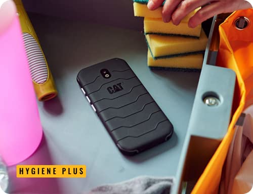 CAT S42 H+ Dual-SIM 32GB ROM + 3GB RAM (GSM Only | No CDMA) Factory Unlocked 4G/LTE Smartphone (Black) - International Version