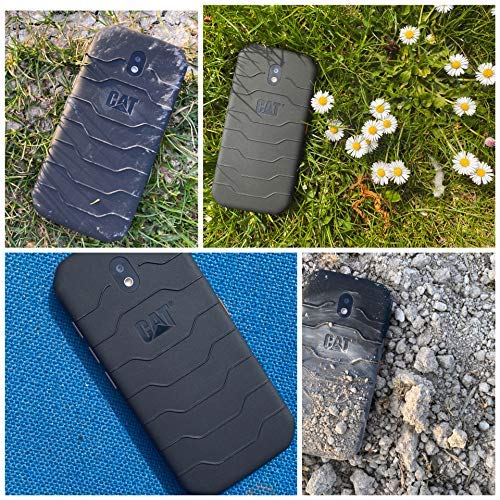 CAT S42 H+ Dual-SIM 32GB ROM + 3GB RAM (GSM Only | No CDMA) Factory Unlocked 4G/LTE Smartphone (Black) - International Version