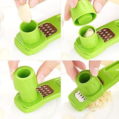Ginger Garlic Grinder Manual Crusher Press Garlic Mincer Tool Accessories Pure Garlic Color Chopping C5u4