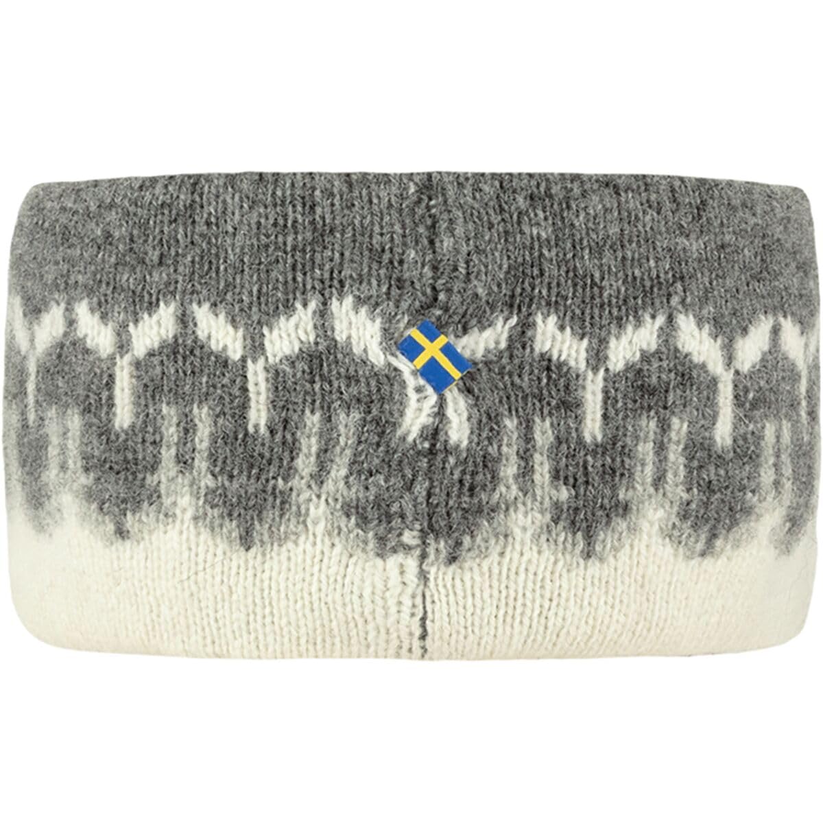 Fjallraven F87166113-020OneSize Övik Path Knit Headband Chalk White-Grey OneSize