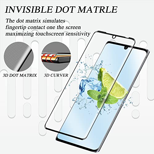 KAREEN [1 Pack for LG Velvet, LG Velvet 5G UW Tempered Glass Screen Protector, Supports Fingerprint Reader, Anti Scratch, 3D Full Coverage, Case Friendly, Bubble Free