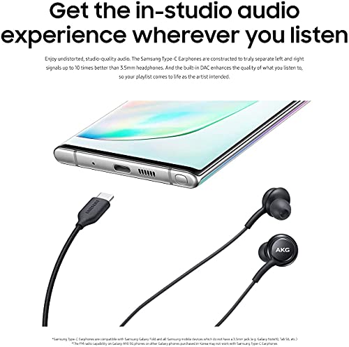 UrbanX 2021 Stereo Headphones for Samsung Galaxy S21 Ultra 5G, Galaxy S20 FE, Galaxy S20, Note 20 Ultra, Galaxy A33 5G, A53 5G, M52, M53, A73 5G Microphone and Volume Remote Type-C Connector