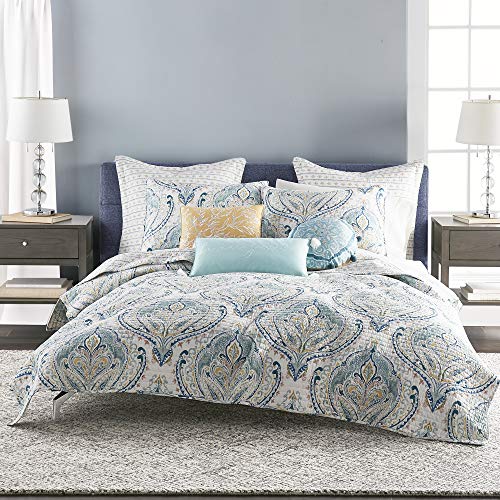 Levtex Home - Alita - Decorative Pillow (14 x 18in.) - Floral - Gold and White