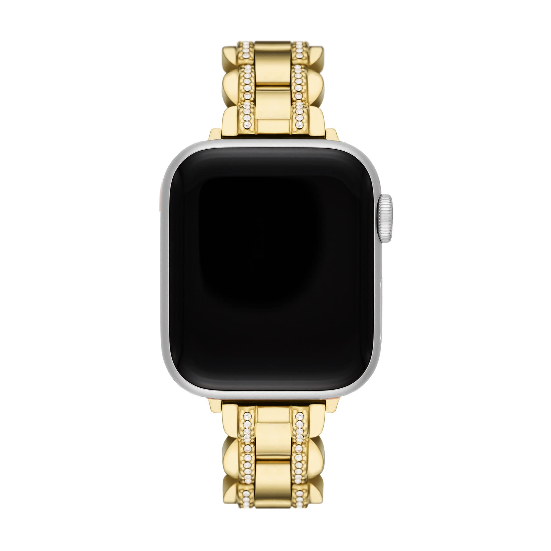 Kate Spade New York women's gold-tone pavé stainless steel bracelet band for apple watch®, 38/40/41mm