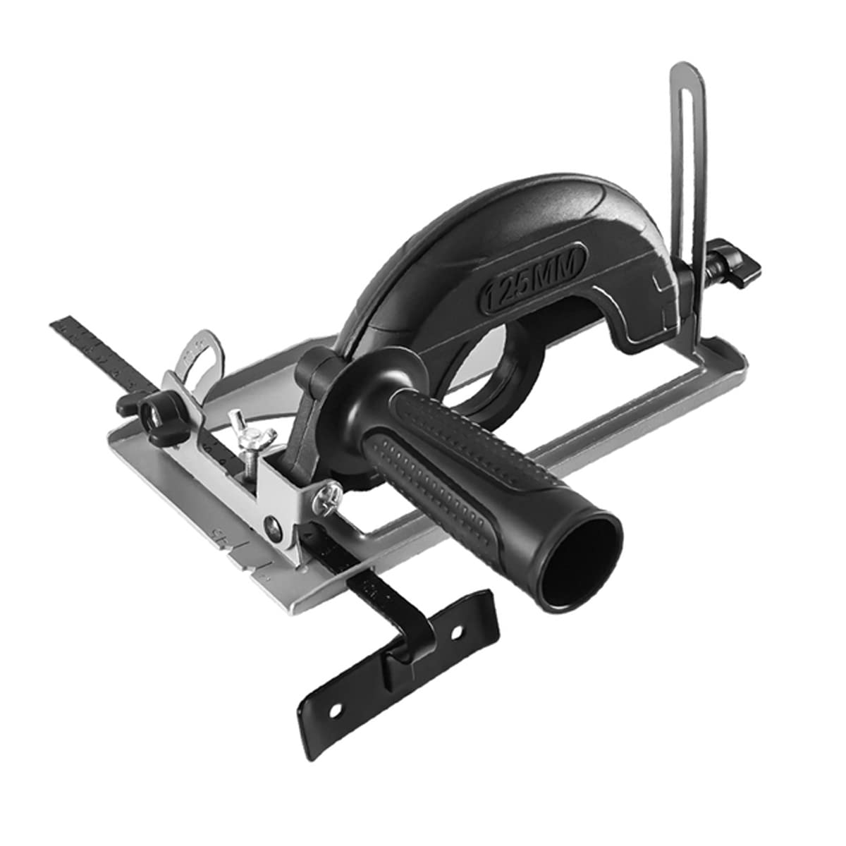 AZB Cutting Machine Slotting Base Quick Install 45° Adjustable Cutting Depth Positioning Bracket for 100-125mm Angle Grinder, JMJQ0169-1