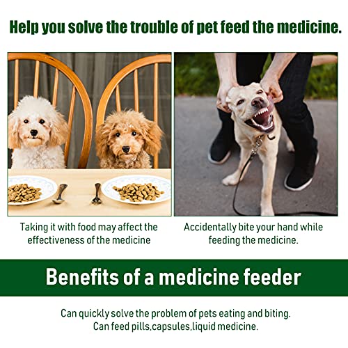 3 Pieces Pet Cat Pill Shooter Dog Syringe Dispenser Reusable Pet Tablet Liquid Feeding Dispenser for Small Animal, 3 Styles