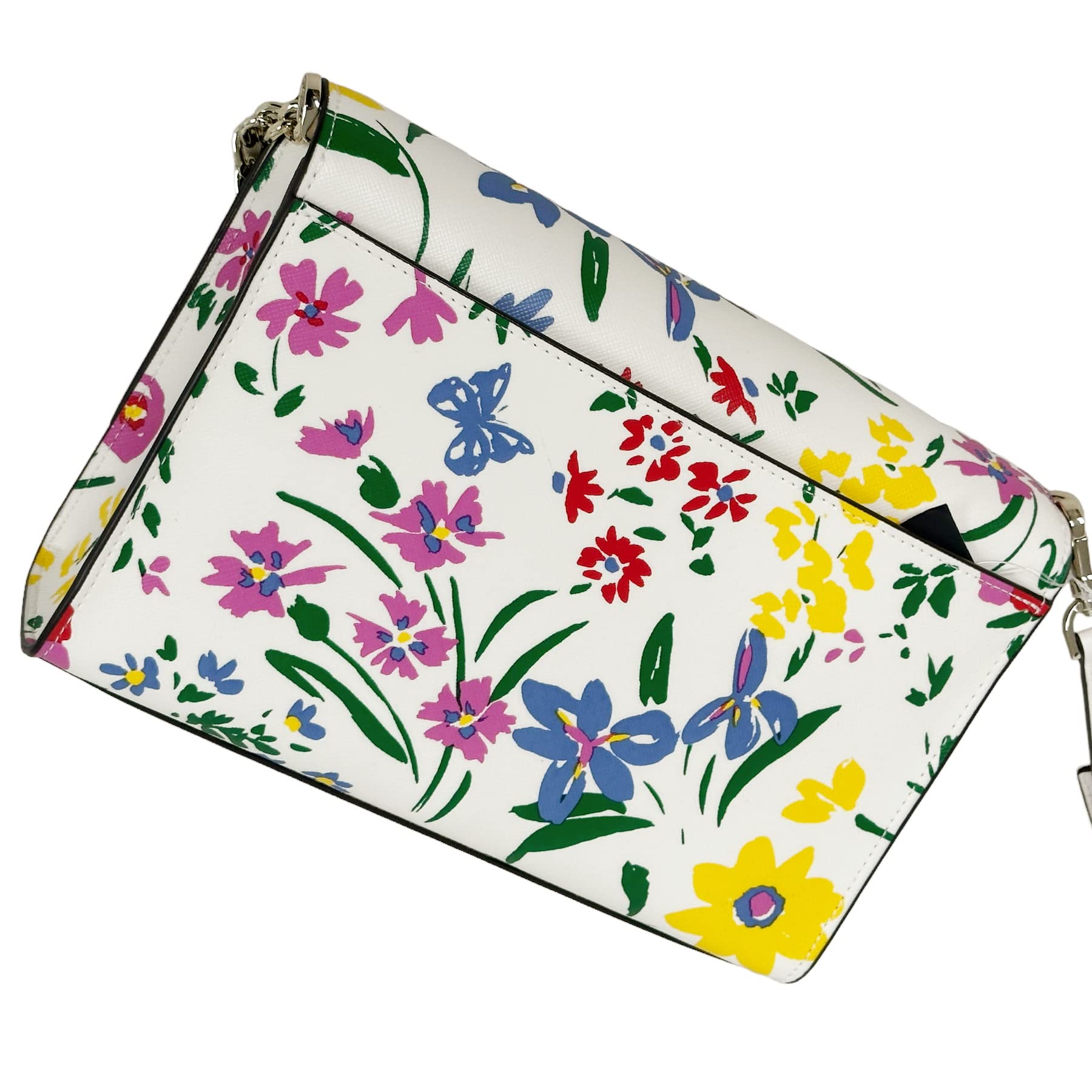 Kate Spade New York Carson Convertible Chain Crossbody Shoulder Bag Floral Garden Bouquet