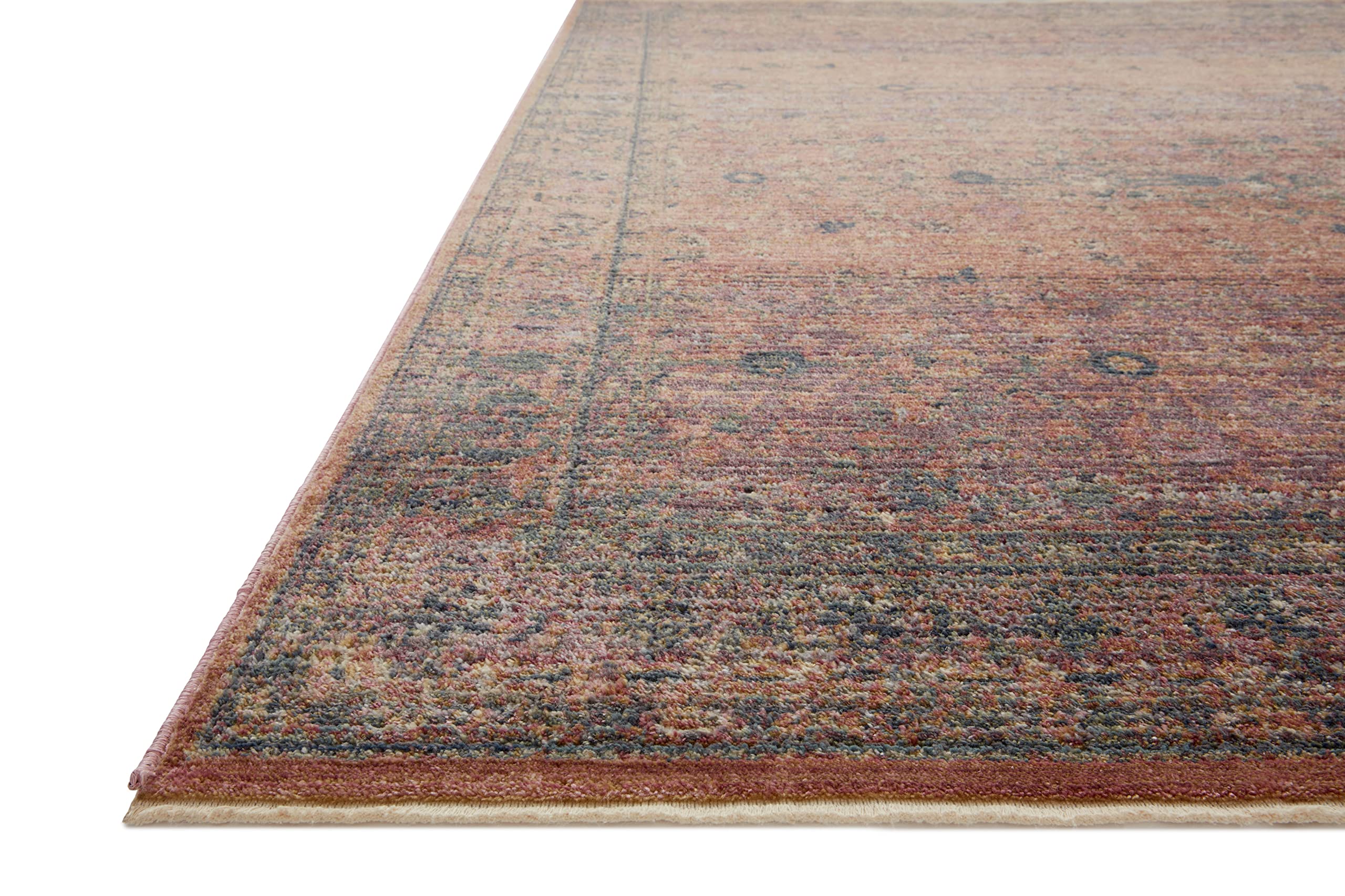 Loloi Jean Stoffer Bradbury Collection, Sunset & Multi, 2'-6" x 12'-0" Runner Rug โ Modern & Traditional Area Rugs for Living Room Bedroom Entryway & Hallway No Shed High Traffic Area Decor Rug