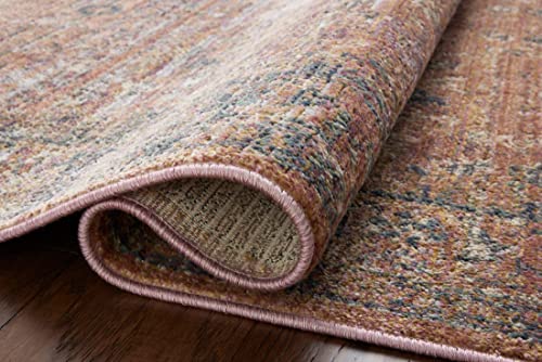Loloi Jean Stoffer Bradbury Collection, Sunset & Multi, 2'-6" x 12'-0" Runner Rug โ Modern & Traditional Area Rugs for Living Room Bedroom Entryway & Hallway No Shed High Traffic Area Decor Rug