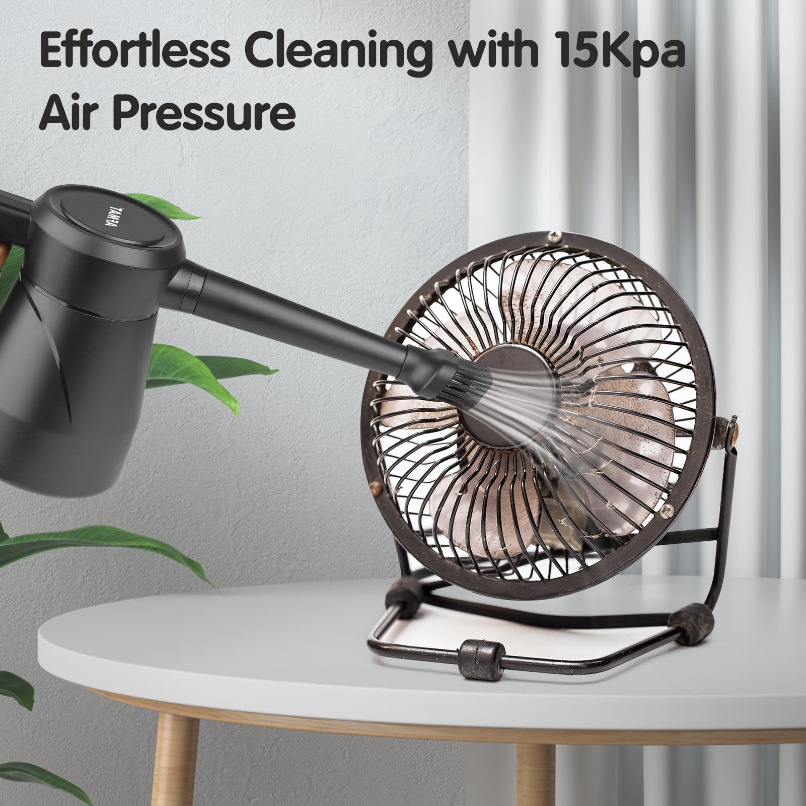 Electric Air Duster, Air Blower, Replacement for Compressed Air Cans, Multi-Use Cleaning Tools with 9.8ft Cord for Electronics, Keyboard, Fans, Hairs, Cars, BBQ, Super Powerful and Last for Years