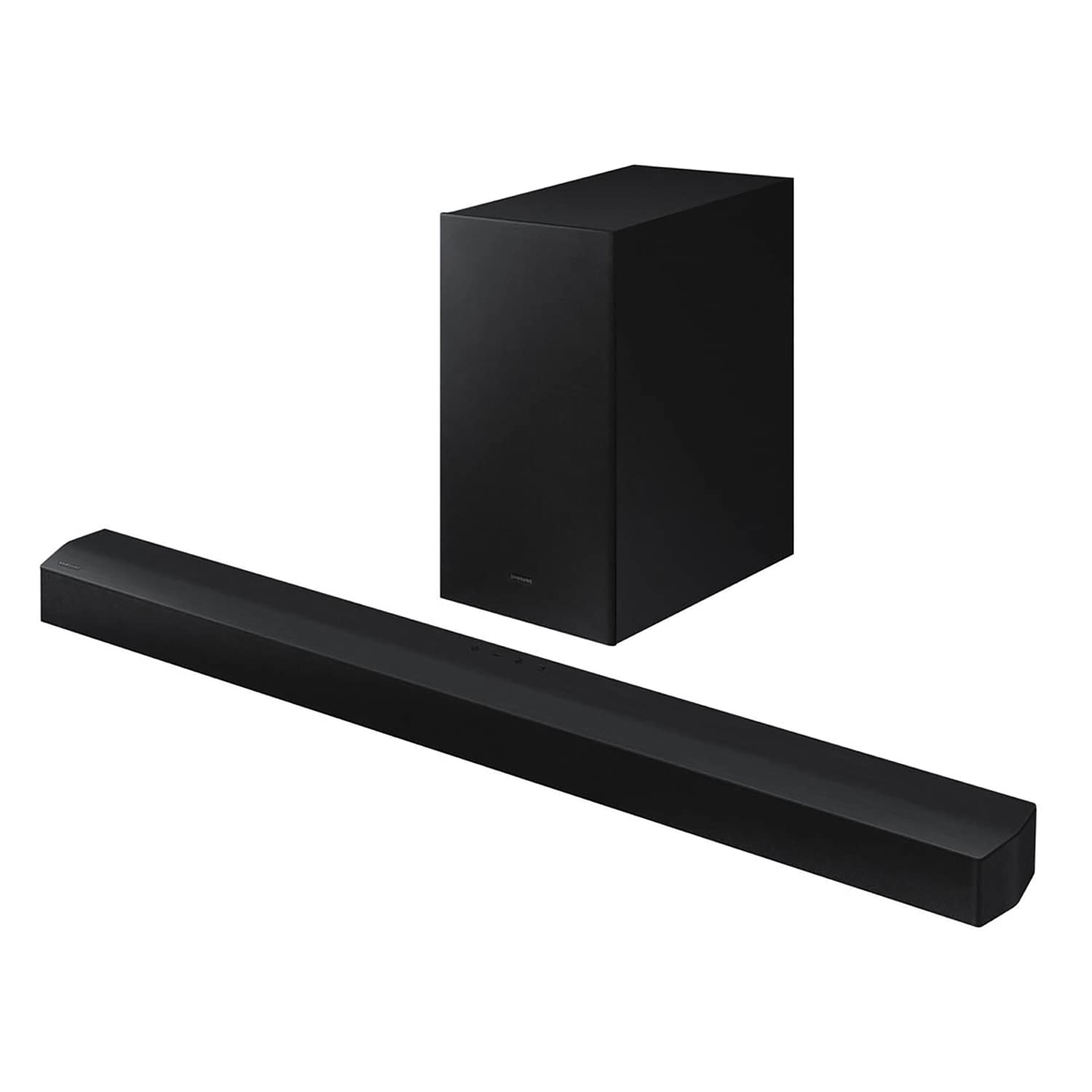 Samsung HW-B450/ZP Bluetooth 2.1-Channel Dolby Audio/DTS 33.8-in. Sound Bar, with Wireless Subwoofer, Black