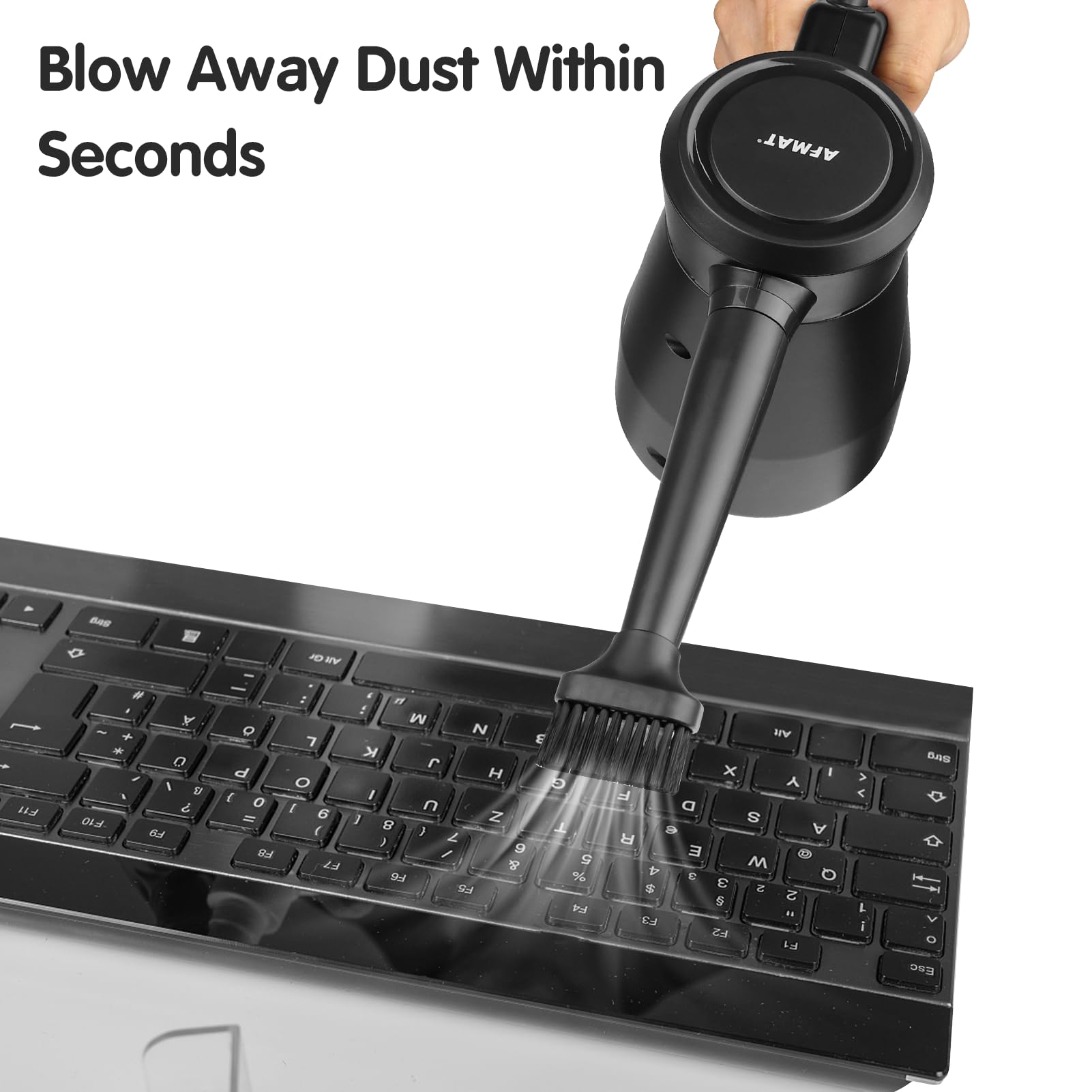 Electric Air Duster, Air Blower, Replacement for Compressed Air Cans, Multi-Use Cleaning Tools with 9.8ft Cord for Electronics, Keyboard, Fans, Hairs, Cars, BBQ, Super Powerful and Last for Years