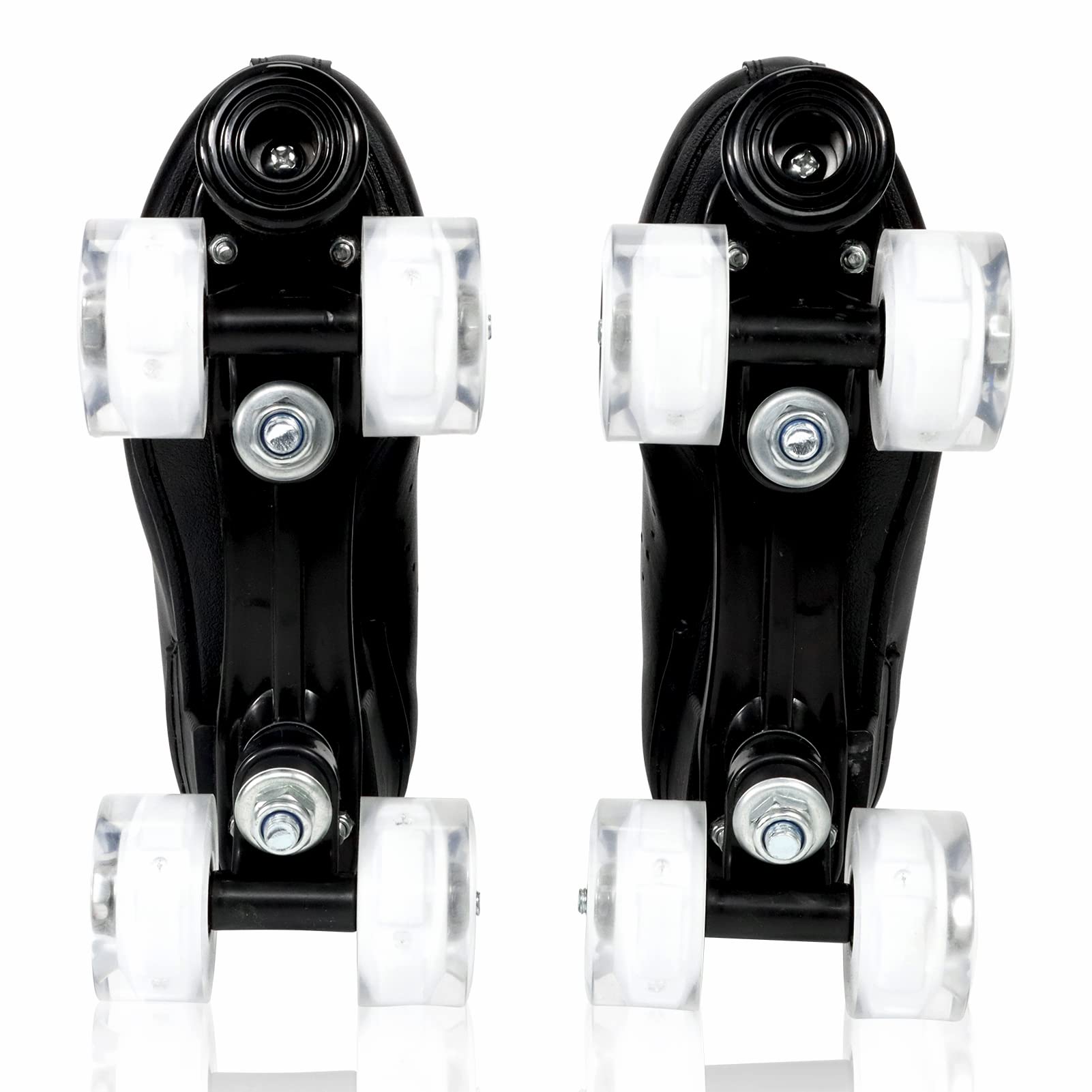 Roller Skates for Men and Women,Derby Roller Skates Professional Outdoor Indoor, Adjustable Four Wheel Senior Roller Skates(Women's 11 / Men's 10)