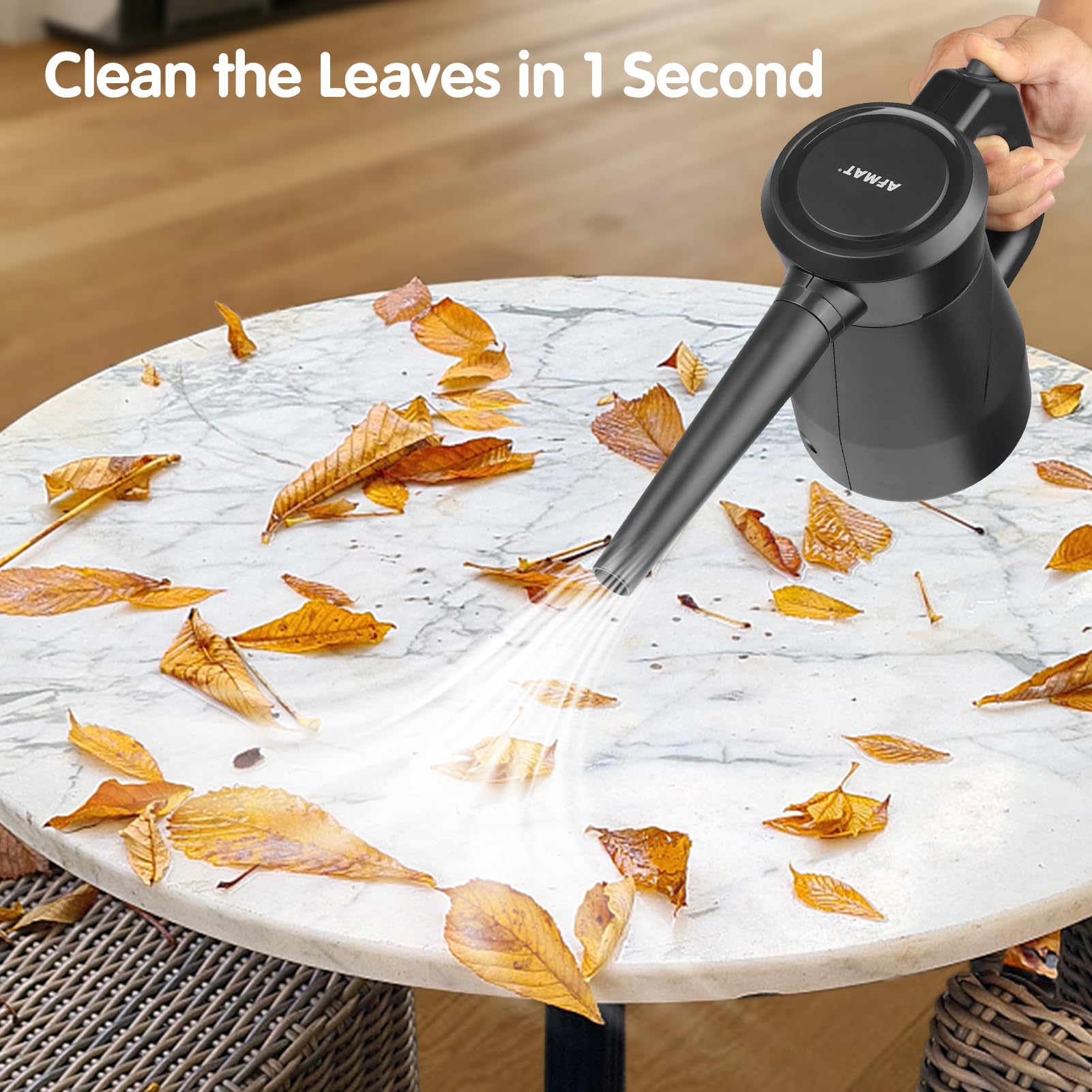 Electric Air Duster, Air Blower, Replacement for Compressed Air Cans, Multi-Use Cleaning Tools with 9.8ft Cord for Electronics, Keyboard, Fans, Hairs, Cars, BBQ, Super Powerful and Last for Years