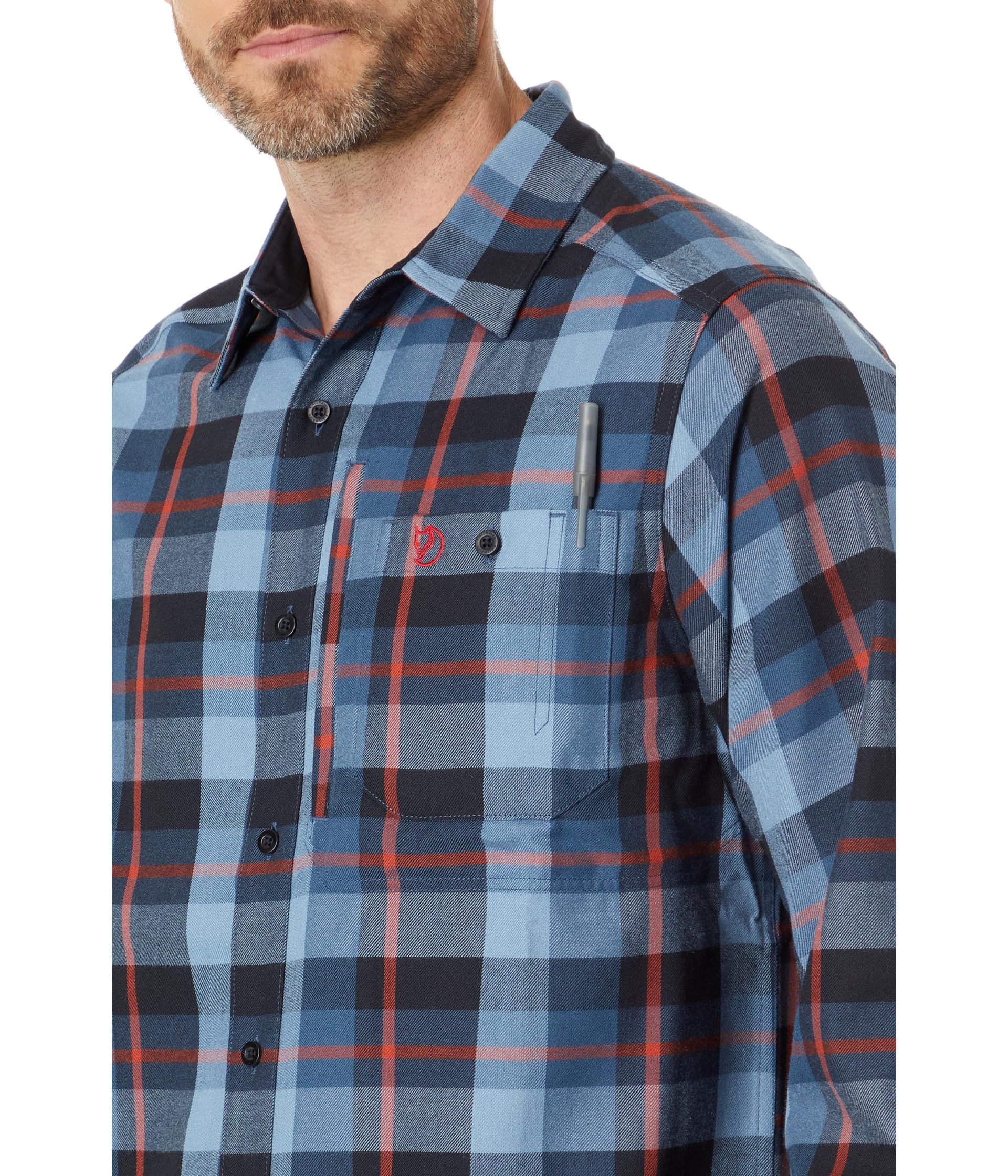 Fjällräven Fjallglim Shirt Indigo Blue/Dawn Blue LG